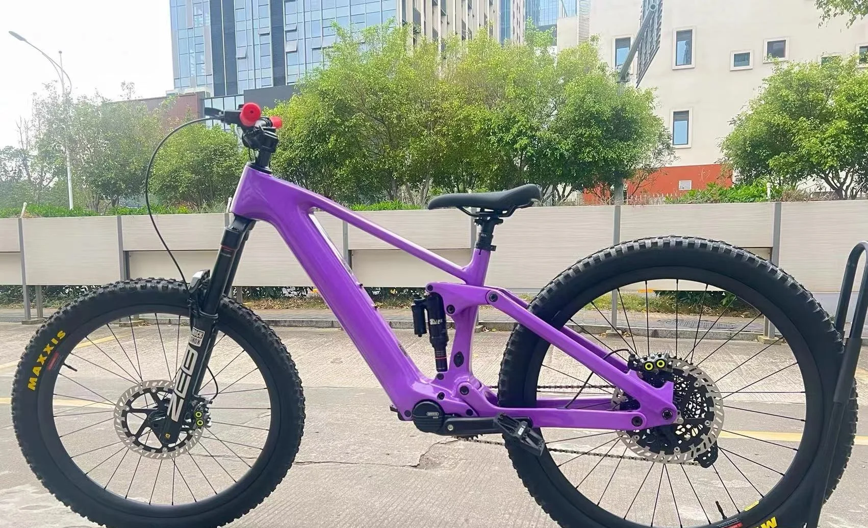 Bafang M820 E-Bike Full Suspension Carbon Fiber Frame Set Compatible ...