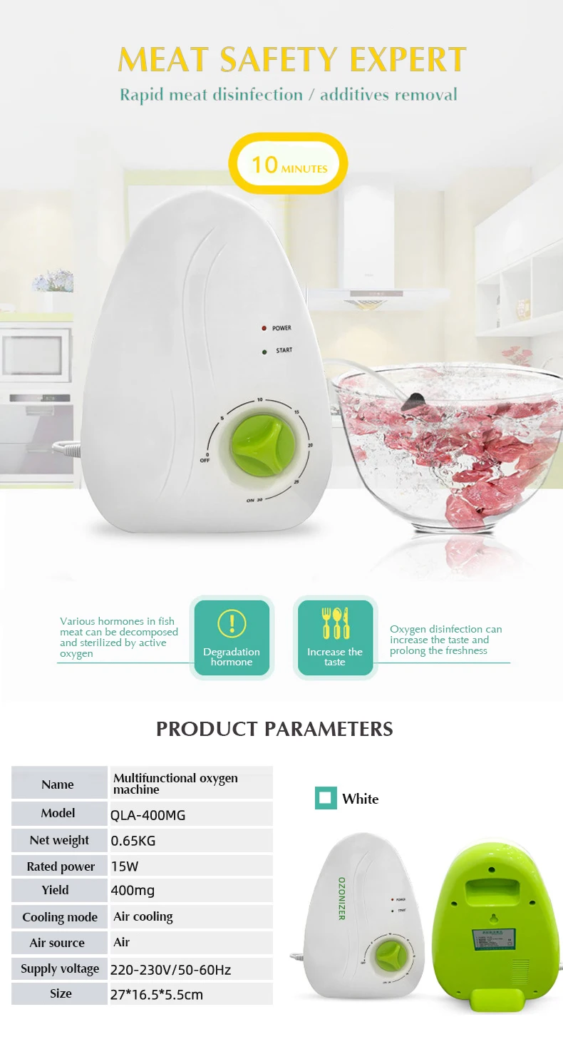 Qlozone High Quality Home Use Ozone Generator Cleaning Machine Mini ...