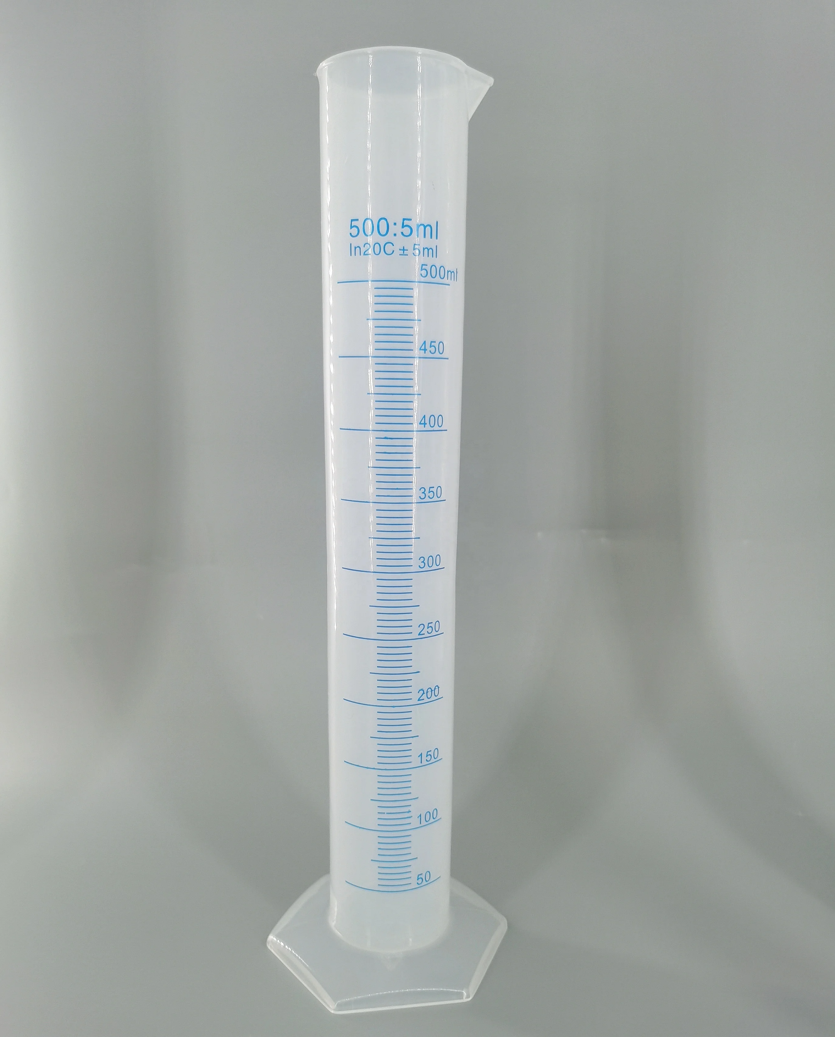 Laboratory Plastic Graduated Measuring Cylinder 25ml 50ml 100ml 250ml ...