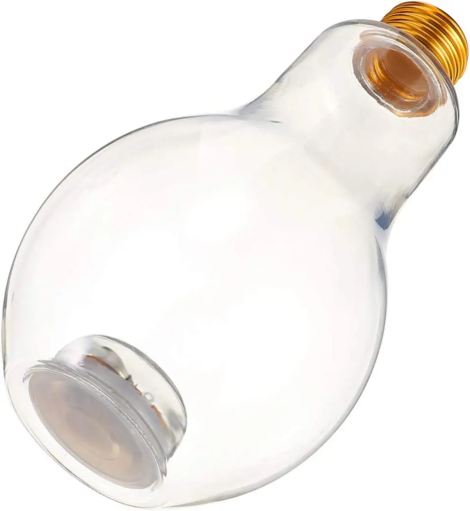 Plastic Transparent Light Bulb Water Bottle 500 Ml Led Light up Party ...
