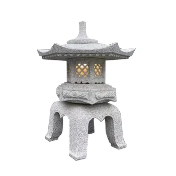 Japanese Style Garden Outdoor Natural Granite Stone Carved Large ...