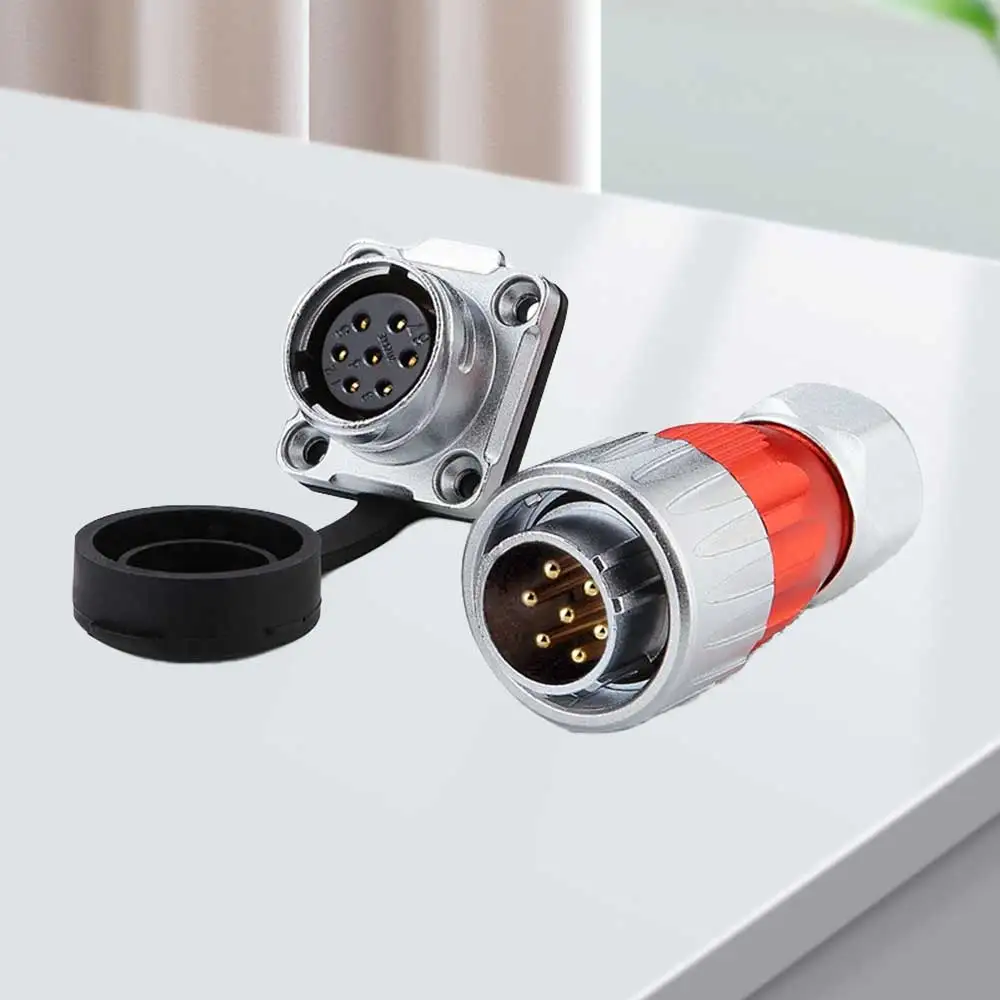 Oswell Industrial 220v Ac Power Plug Socket Male Female 7 Pin ...