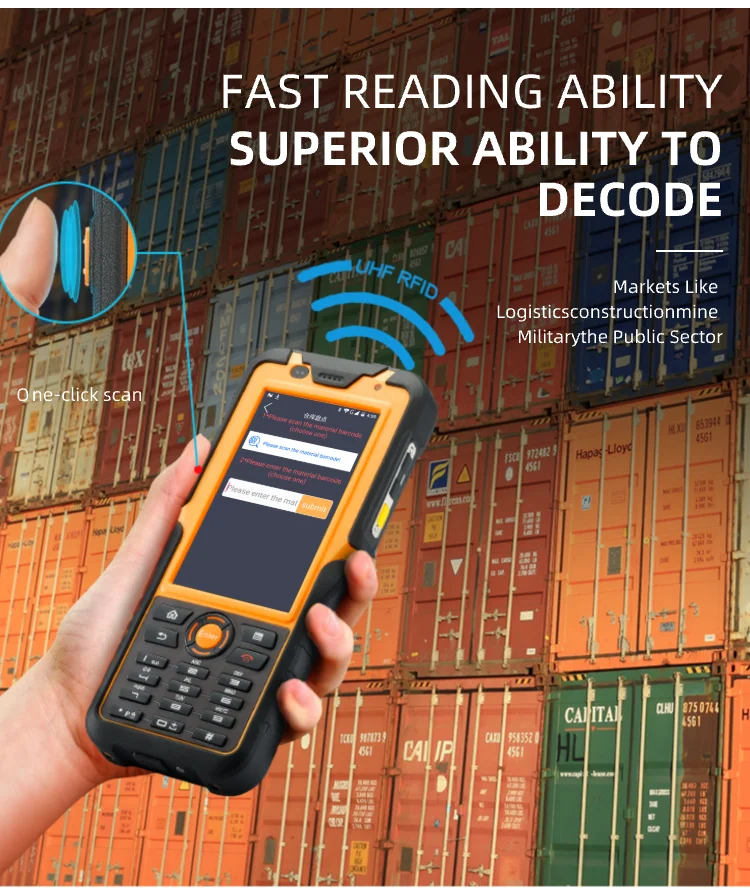 OEM S50 Rugged Explosion-Proof Pda Handheld Android 4g Lte