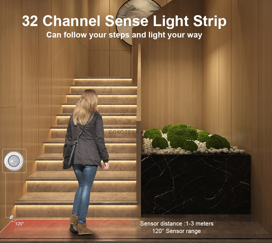 V2-STEP Led Stair Induction Controller System Motion Step