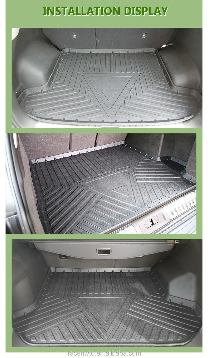 Car Trunk Mat Pattern Fit Osmosis Prevention Prevent Dirt And Wetness ...