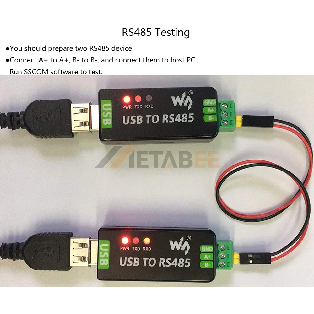Industrial USB to RS485 RS 485 FT232RL Converter Adapter Modbus Module ...
