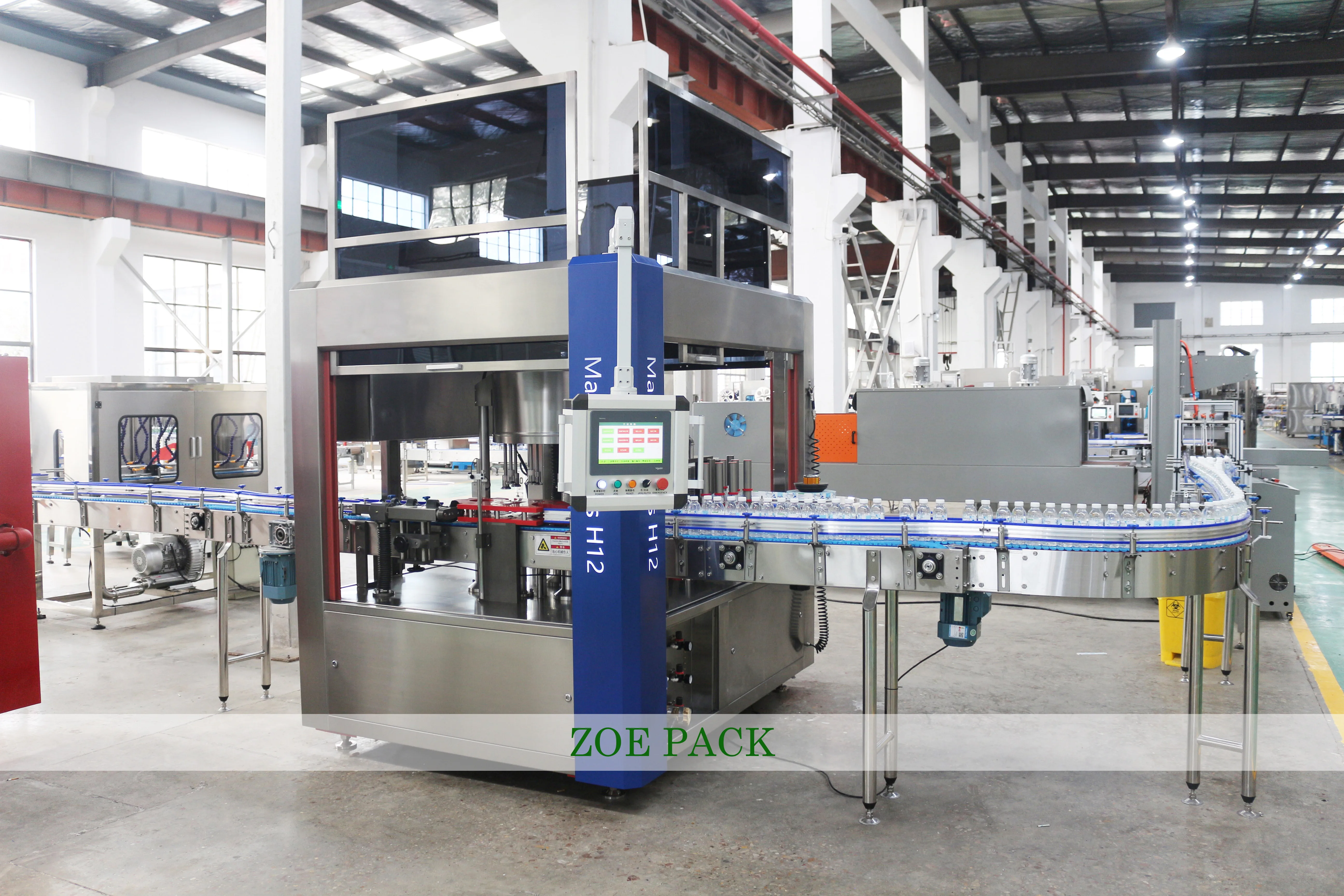 High Speed Automatic Plastic PET PE Glass Bottle Labeling Machine