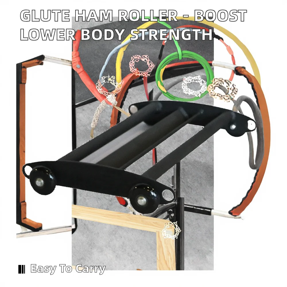 Iron Glute Ham Roller-Portable Fitness Equipment for Lower Body ...