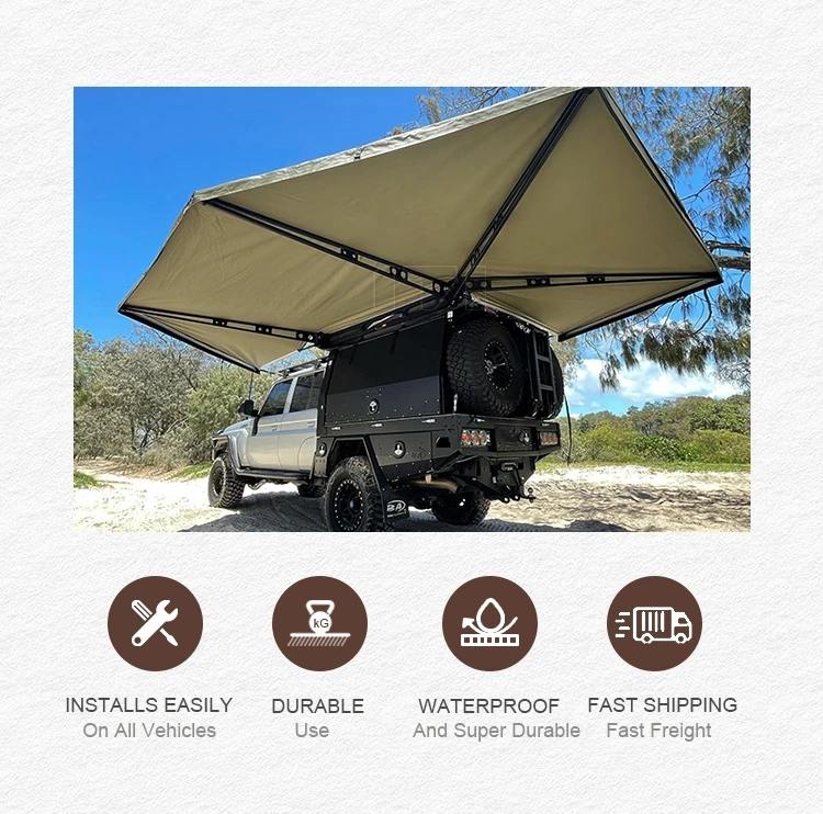 Genuine Market Retractable 270 Awning for Cars 171 Outdoor in Spanish ...