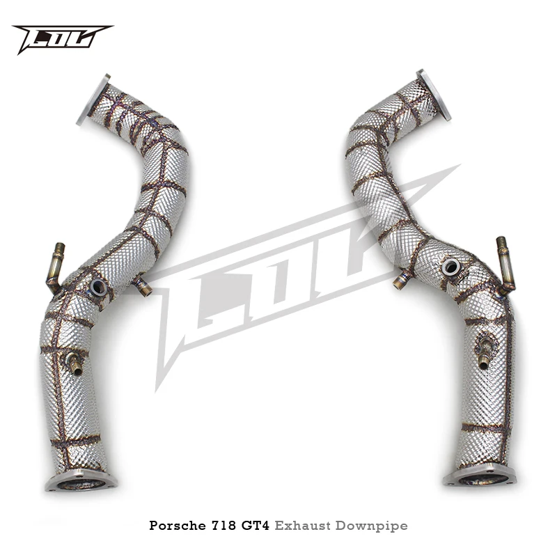Coc Performance Racing Sus304 Exhaust Downpipe For Porsche 718 Cayman ...