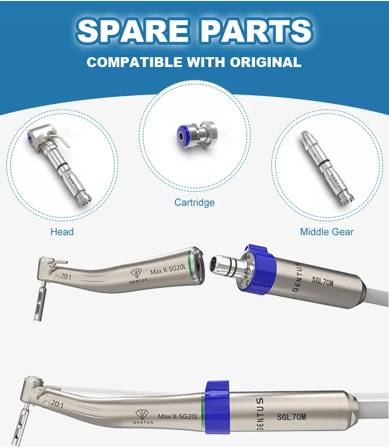 20:1 Low-speed Implant Handpiece For Restorative Dentistry Max Sg20l ...