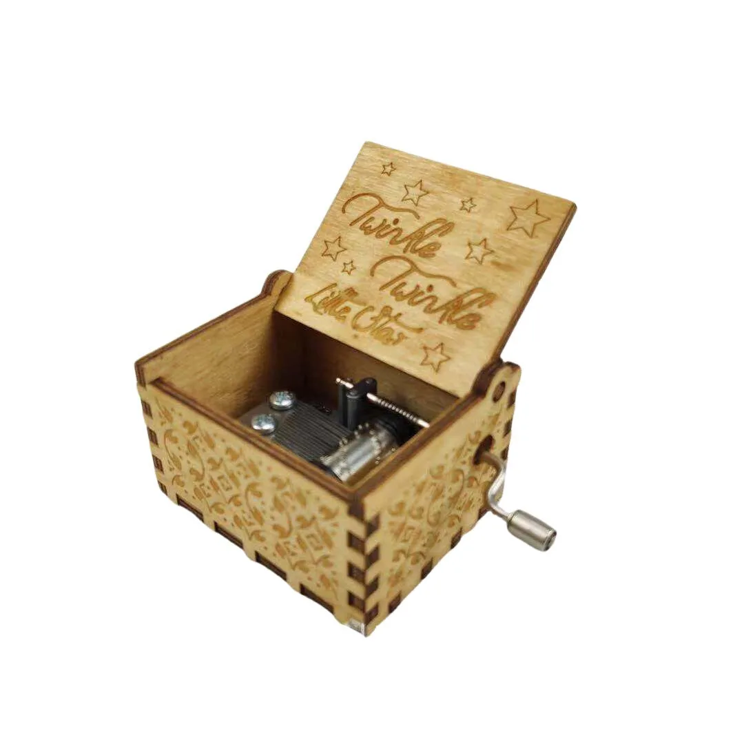 Customized Hand Crank Wood Music Boxes - Perfect Gifts