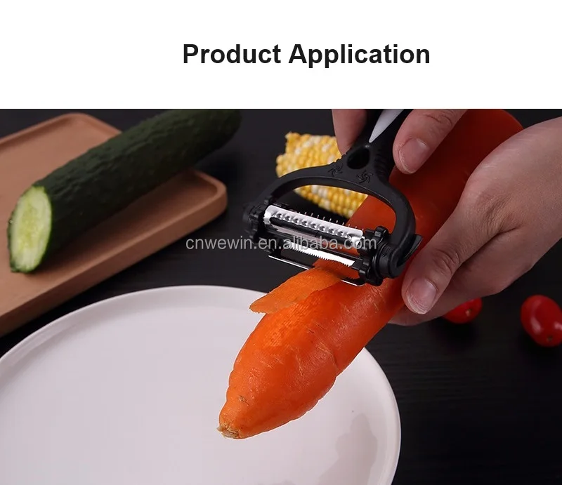 Multi-functional Rotary Potato Peeler Slicer Machine 3 in 1 Vegetable ...
