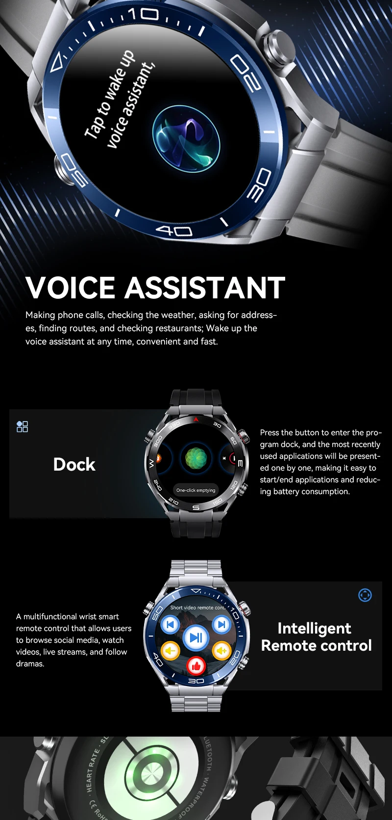 Smart Watch Hw5 Ultimate Hd Large Screen Bt Call Men Watch Sport Model ...