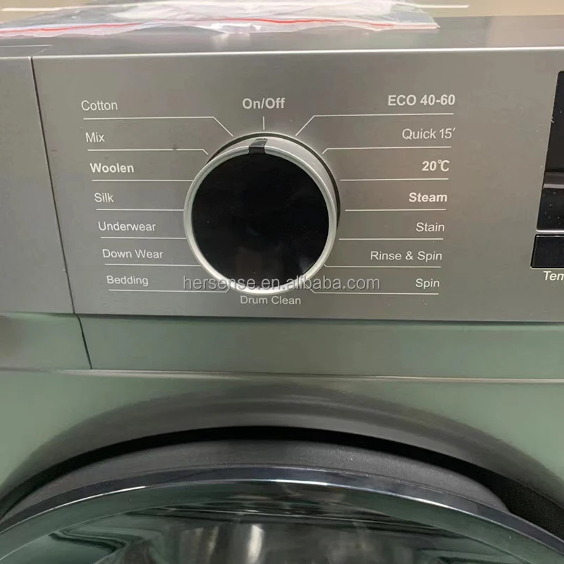 Home 9kg Front Load Washing Machine 220V 50hz Powerful Motor 1950W With ...