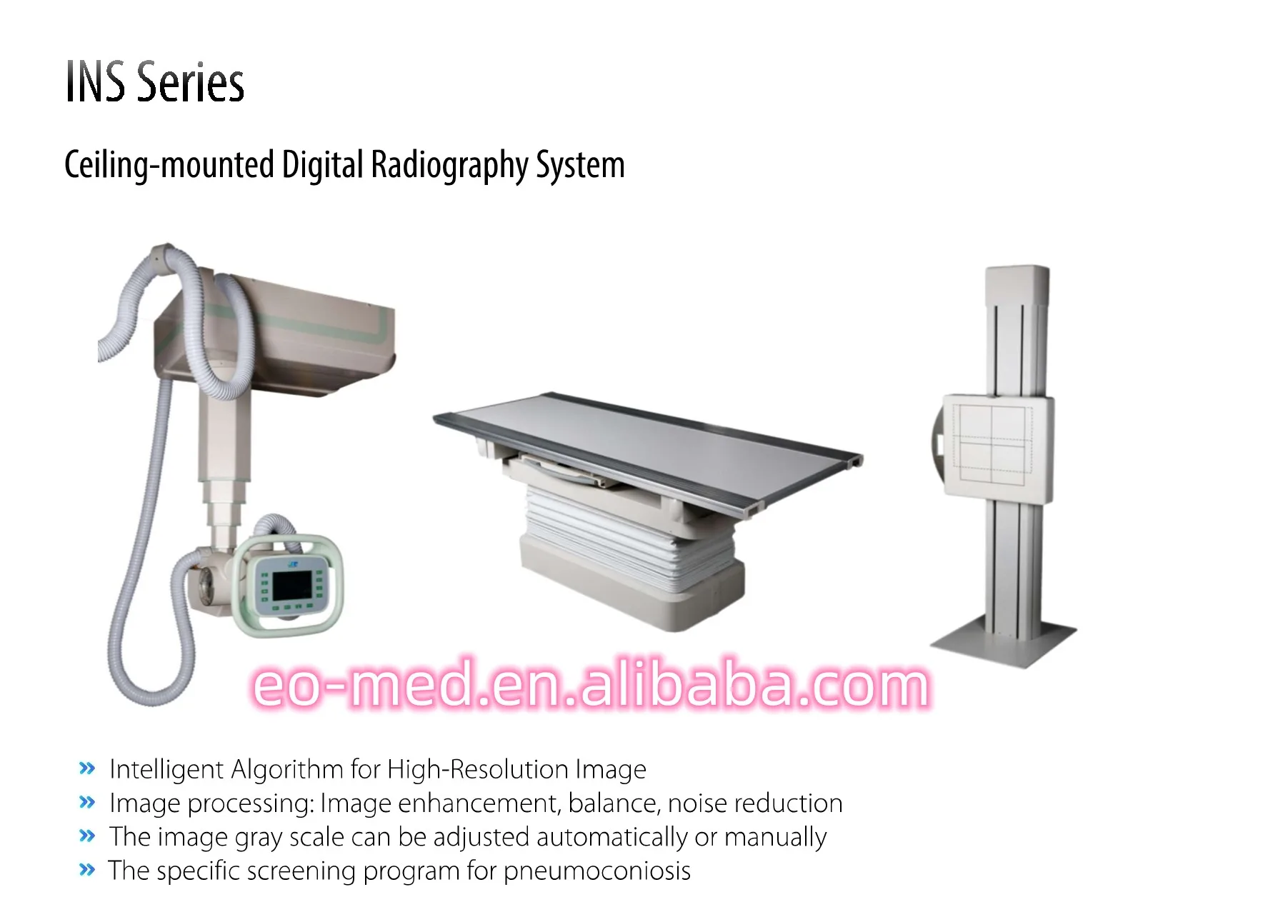 Dr Ceiling-mounted Digital Radiography System Ins Series X Ray Machine ...