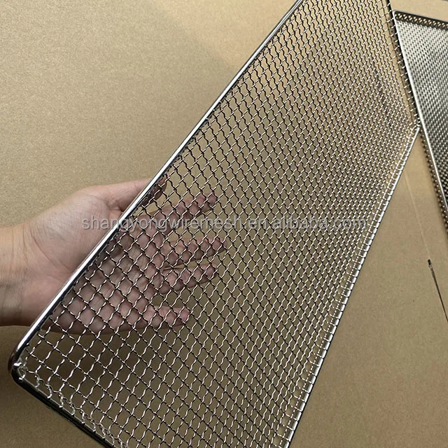 Customized Size Stainless Steel Wire Mesh Drying Baking Tray for Food ...