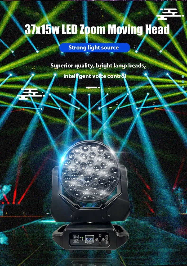 Factory Led Beam Zoom Moving Head Light Led Stage Lights Moving Head ...