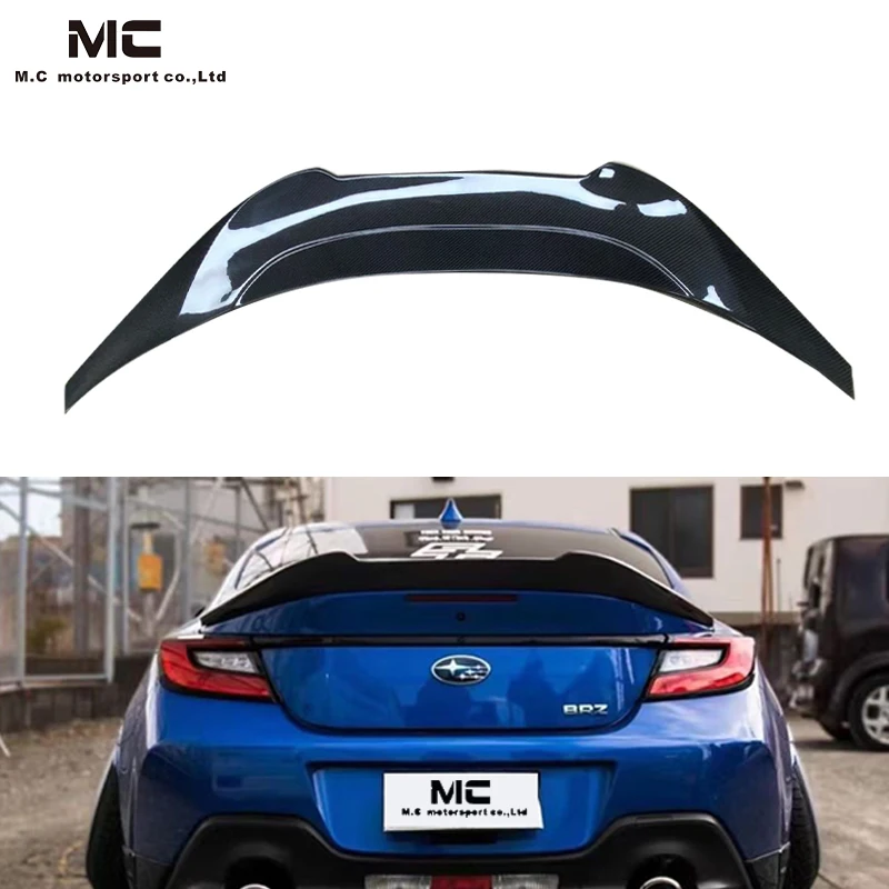 For Subaru Brz/ For Toyota Gr86 Carbon Fiber V Style Rear Spoiler Wings ...