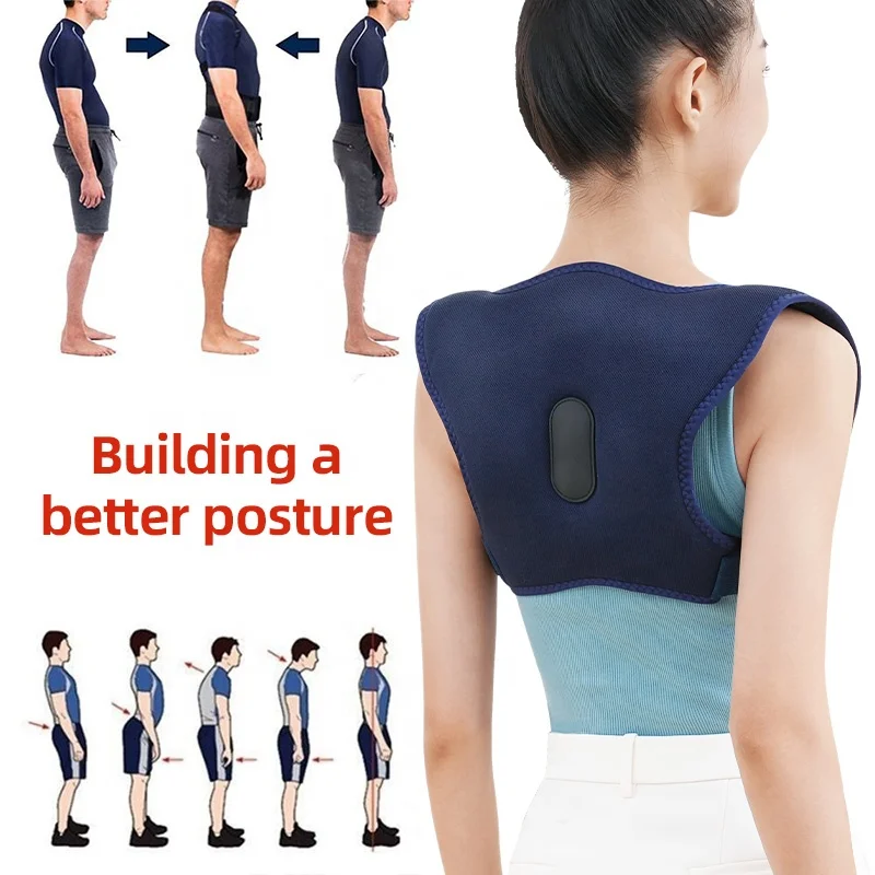 Leercon Adjustable and comfortable posture corrector, hunchback corset straightener, shoulder ...