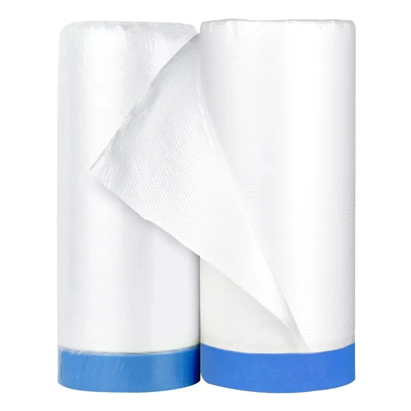High Quality Protective Plastic Masking Film Roll for Use in Painting