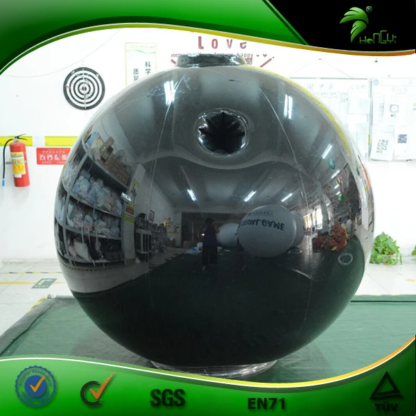 Inflatable Black Balloon Suit Double Layer Inflatables Bubble Ball ...