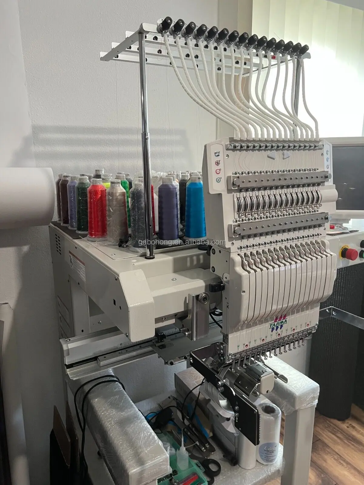 Tajima TMEZ-S1501C 15 Needles Single Head Commercial Heavy Duty ...