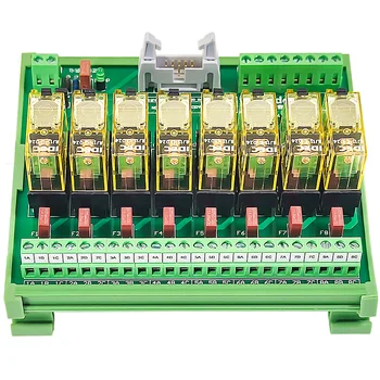 8 Channel 12a 250vac/24vdc Dcs Series Provincial Wiring Relay Module ...