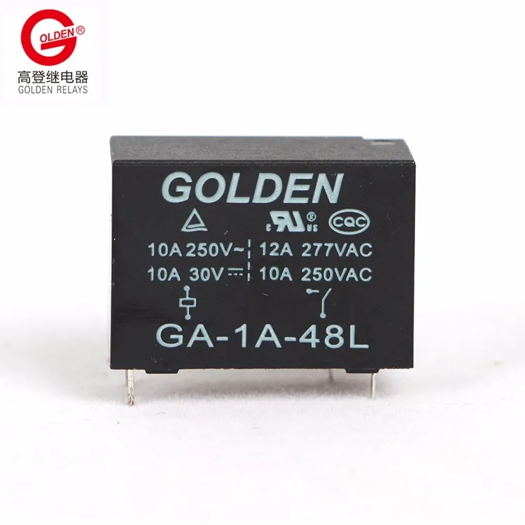 Golden 12V Relay - High-Quality Power Relay for PCB