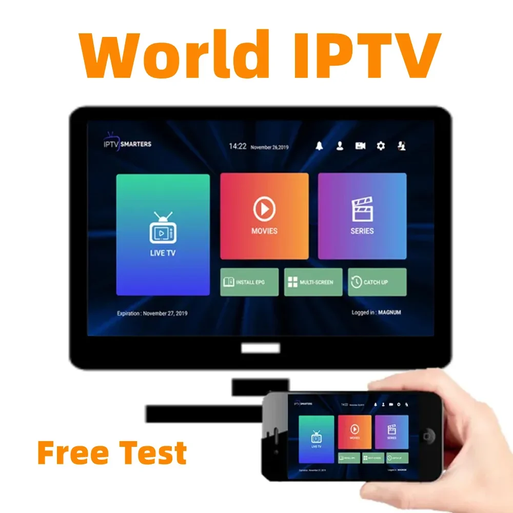 Best 4k 8k Iptv Ott Server Account With Free 24h Estable Providers ...