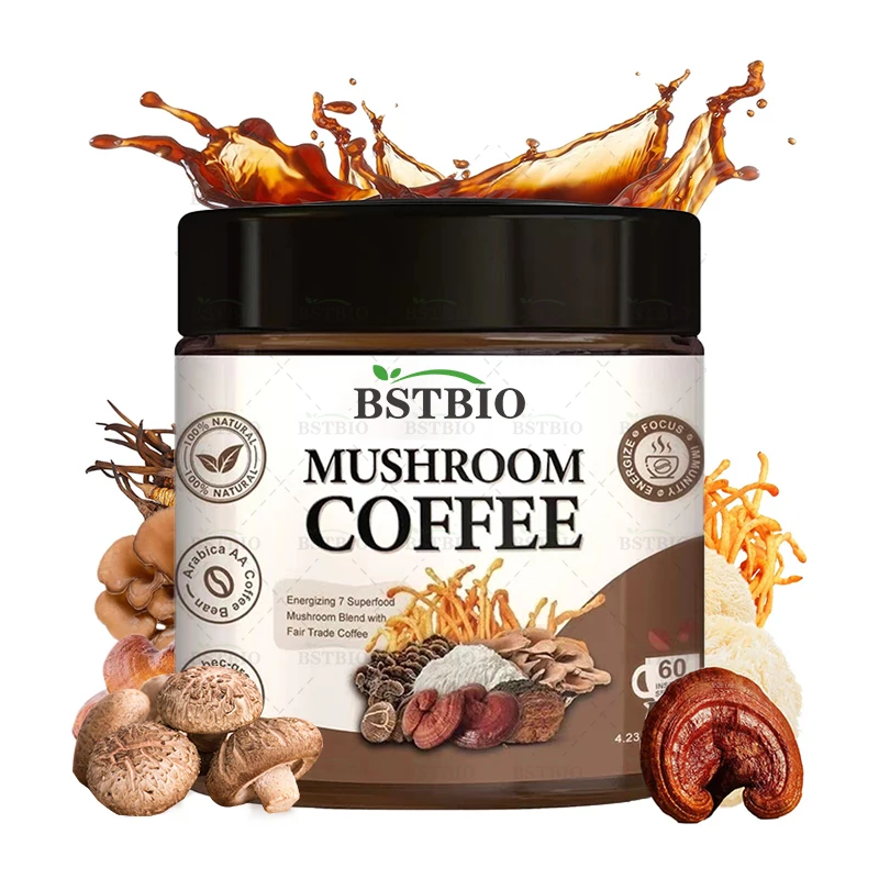 Alibaba.com: OEM Mushroom 10 in 1 6 in 1 Arabica Robusta Coffee Blend ...