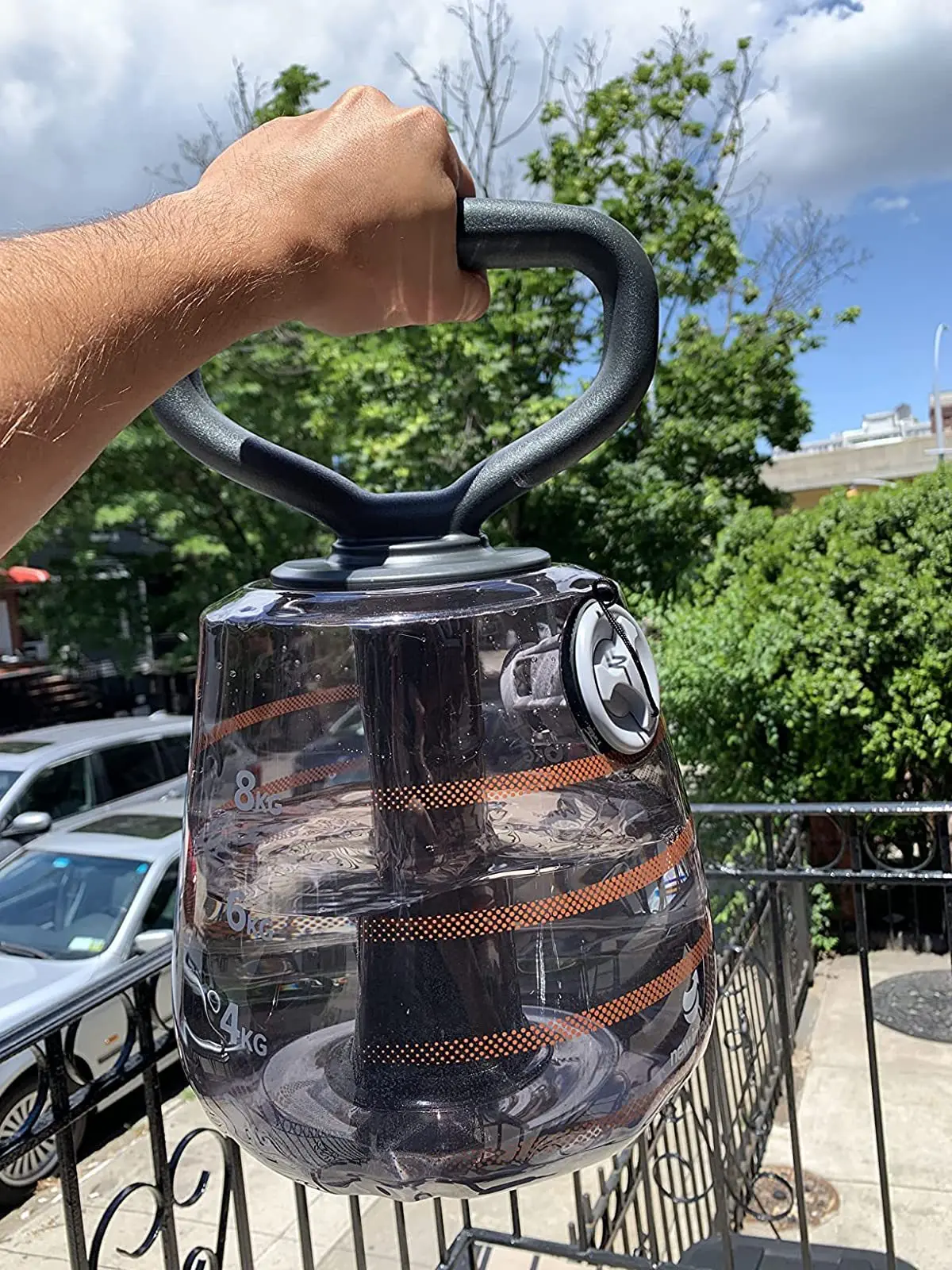 Adjustable Water Kettlebell - Strength Training Fitness