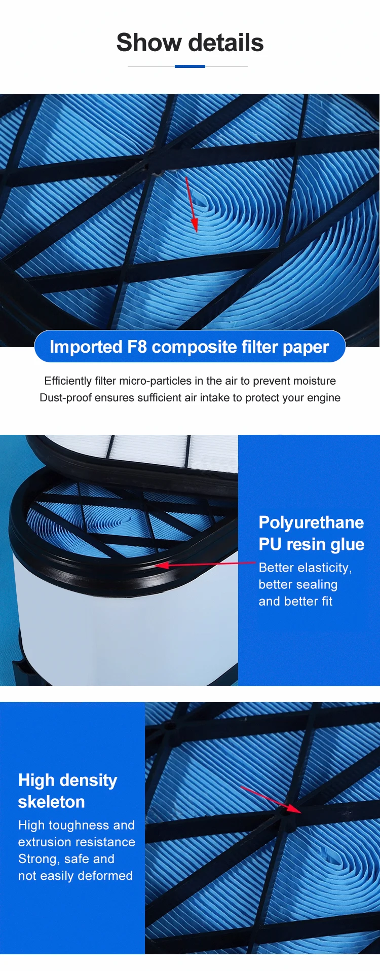 Fuel Filter Element For Volvo Engines Fleetguard Lff8059 Truck Engine ...