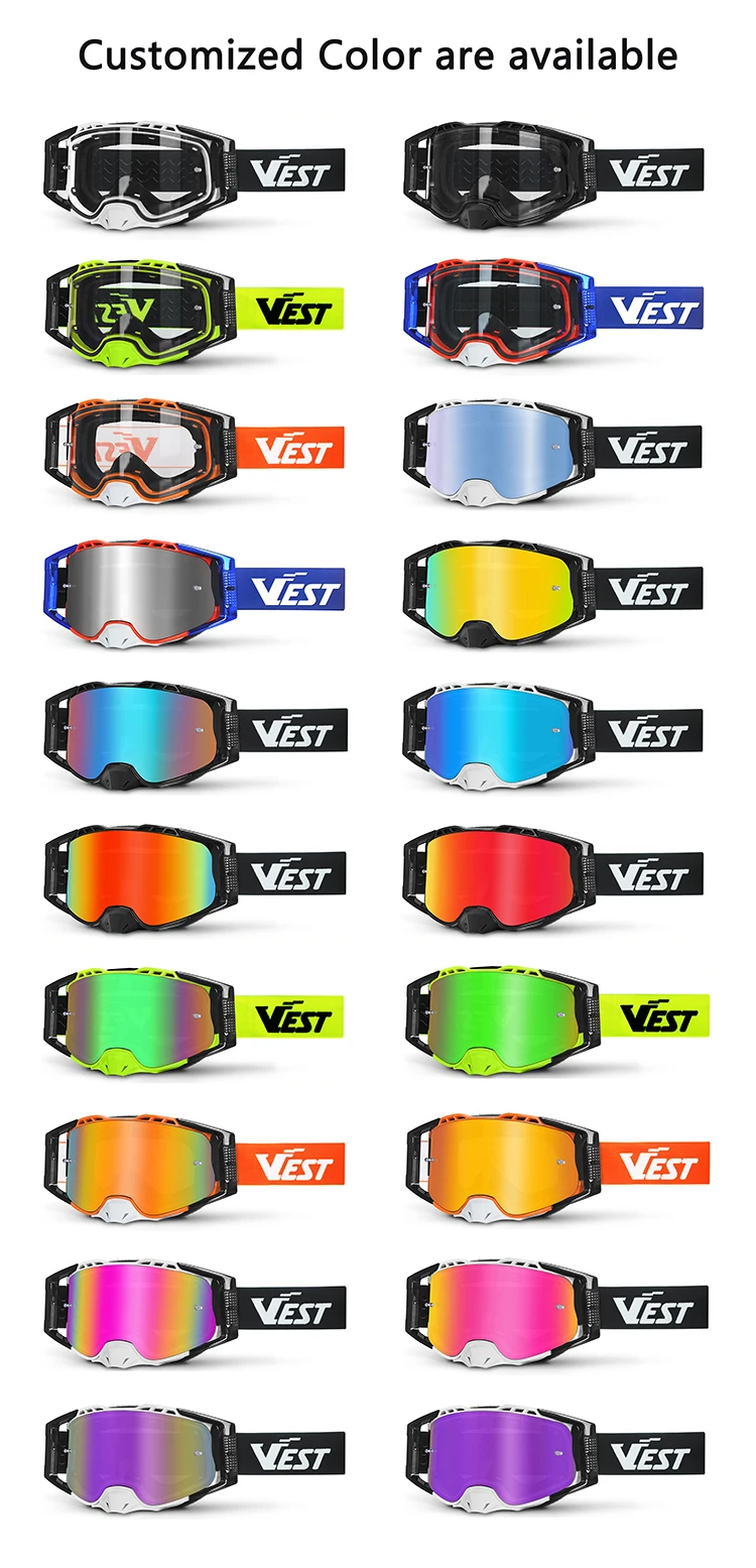 2023 Popular Custom Motocross Goggles Dirt Bike Helmet Goggles ...