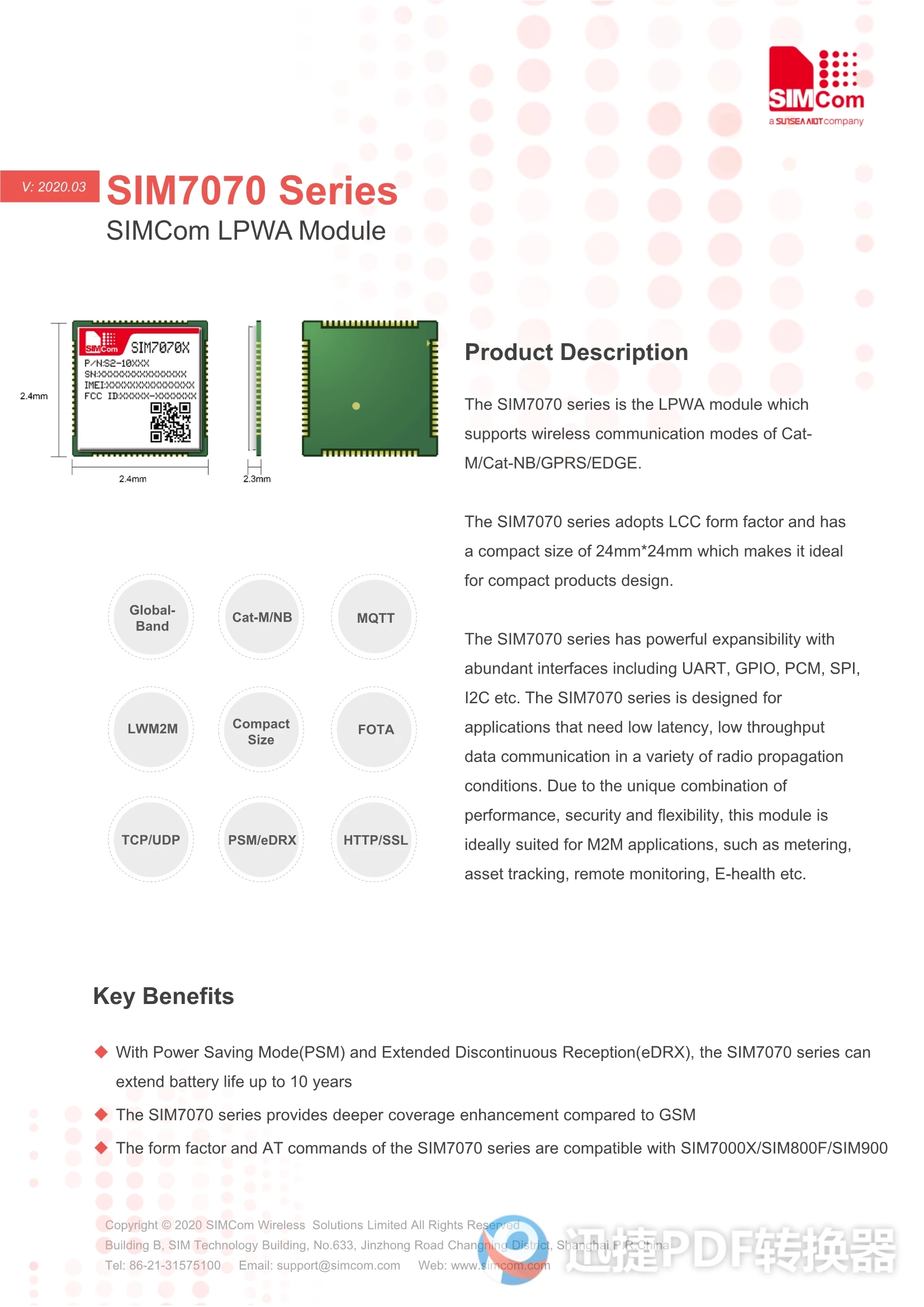 4g Lte Modem Iot Cat-m Cat-nb Simcom Sim7070g Module Modem - Buy 4g Lte Modem,4g Lte Modem Iot ...