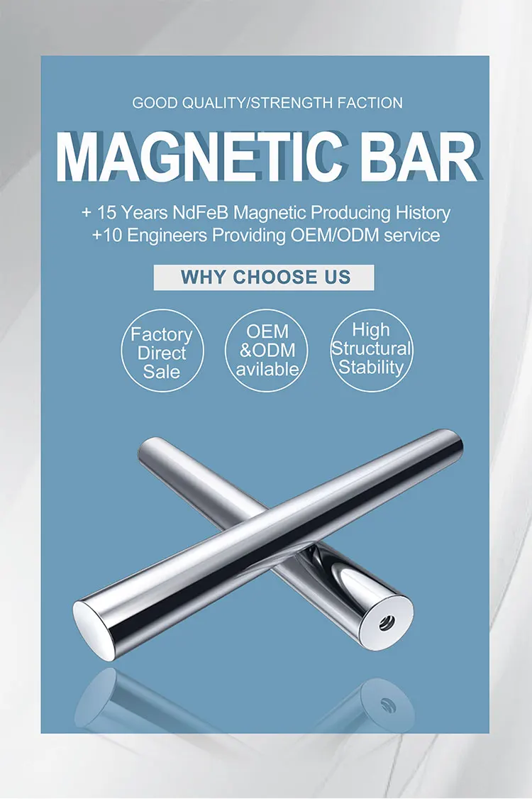 50*650mm A Magnetic Rod With Strong Magnetism - Buy Bar Shape Magnet ...