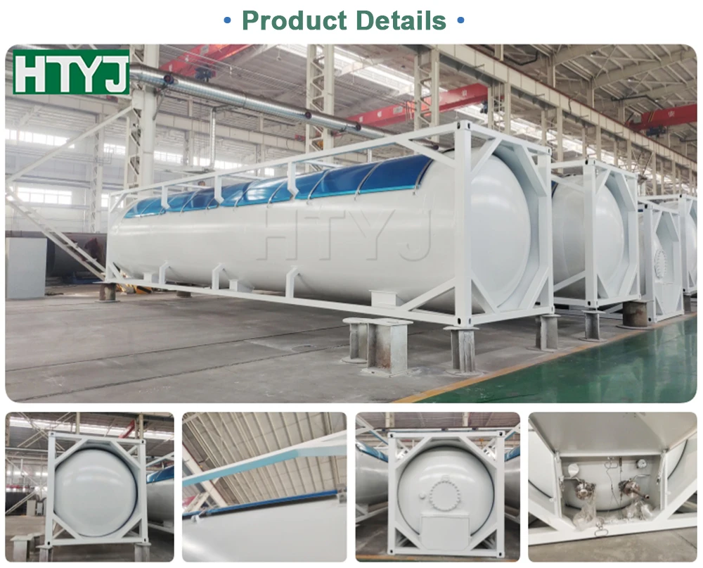ISO GAS LPG Transportation 40ft Cryogenic Liquid ISO Tank Container T50 ...
