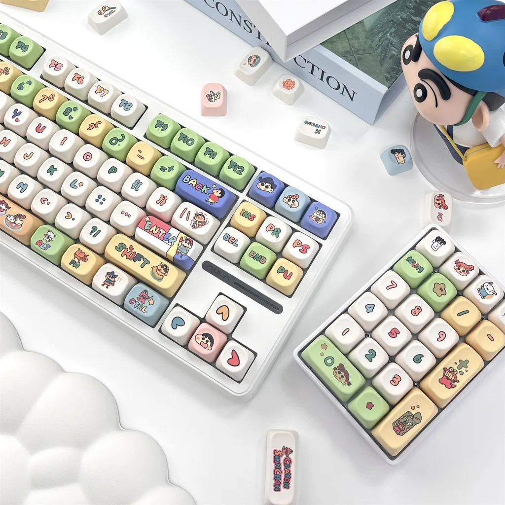 Crayon Shin-Chan Keycap M0A Profile PBT Cute Mechanical Keyboard Caps