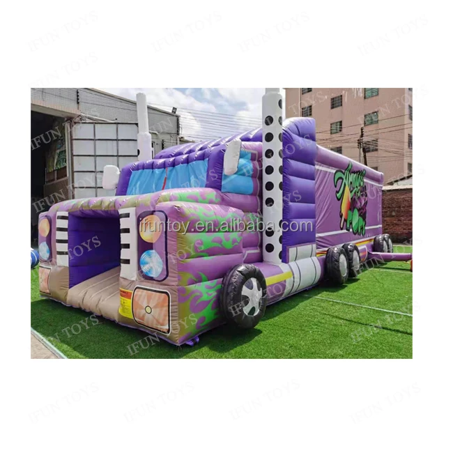 Western Cowboy Adventures Inflatable Obstacle Course Bounce House For ...