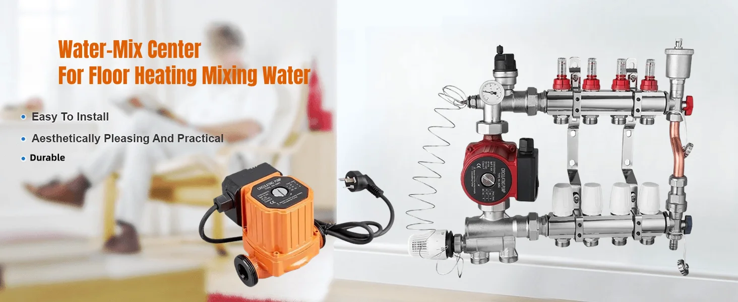 DN25 Home Use Mixing Valve New Control Unit for Booster Pump ...