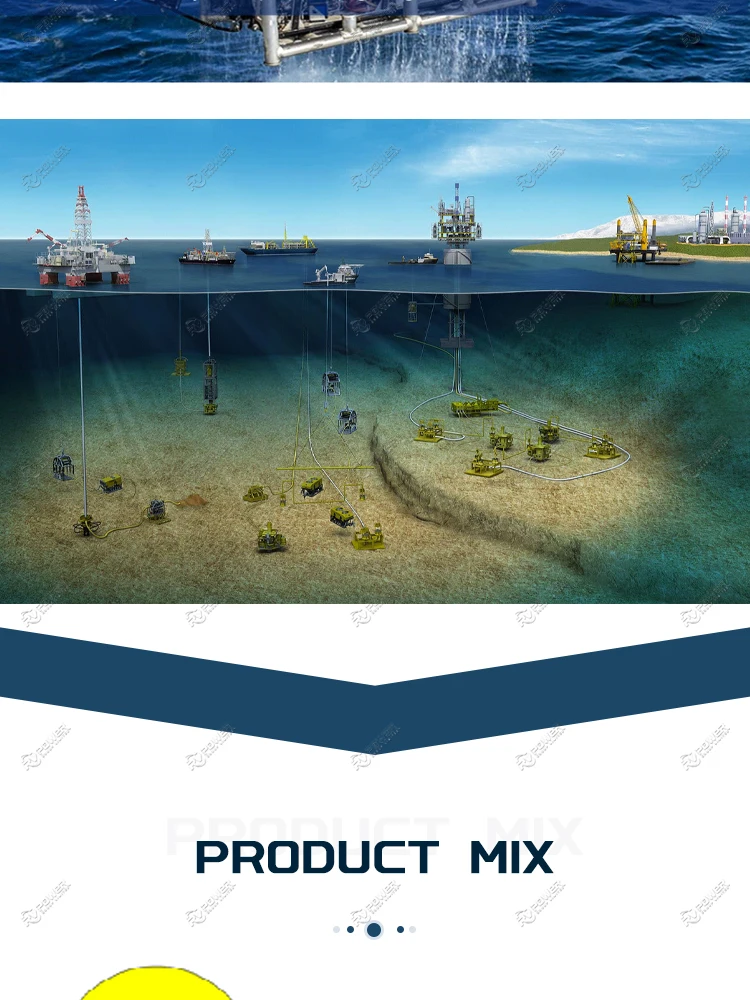 Rov Hybrid Umbilical Cable - Power, Optic Fiber, & Comm