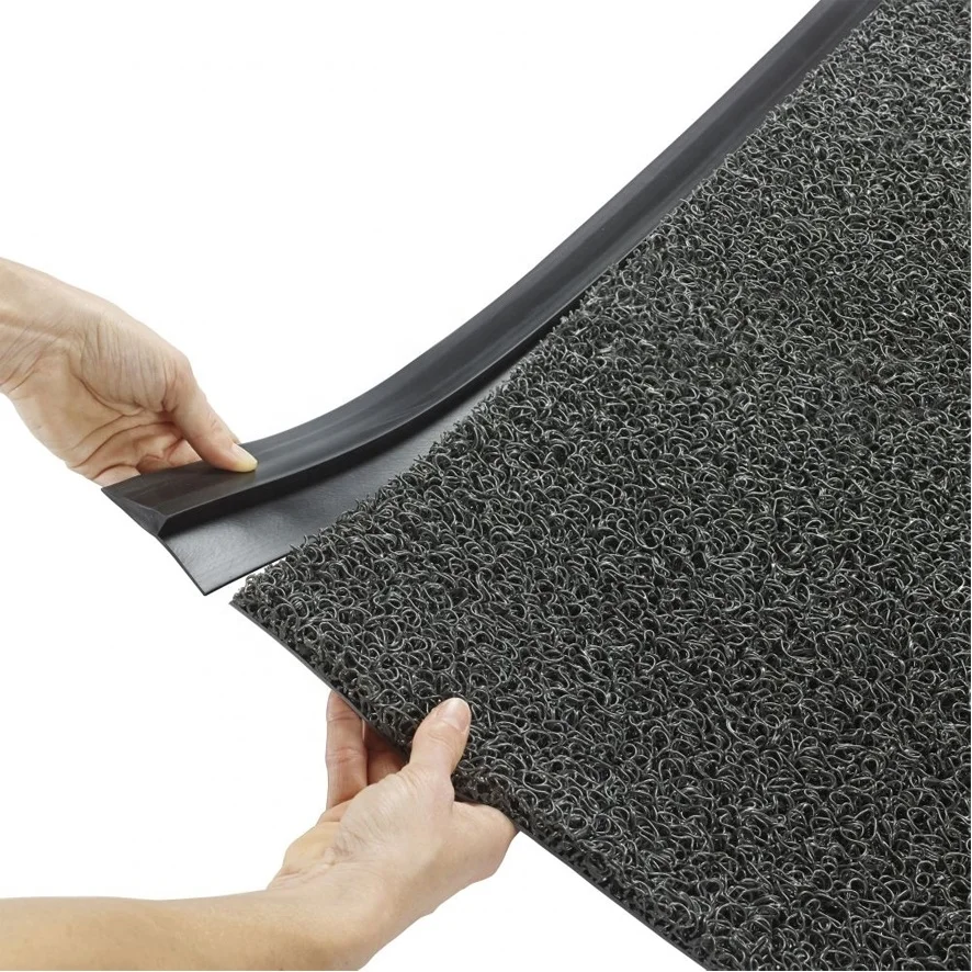 Beveled Nosing Vinyl Rubber Carpet Edging Trim Plastic Rubber ...