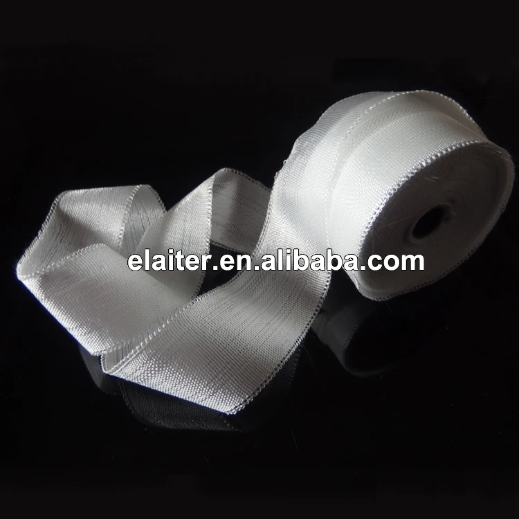 Electrical Insulation Non Alkali Fiberglass Woven Banding Tape For ...