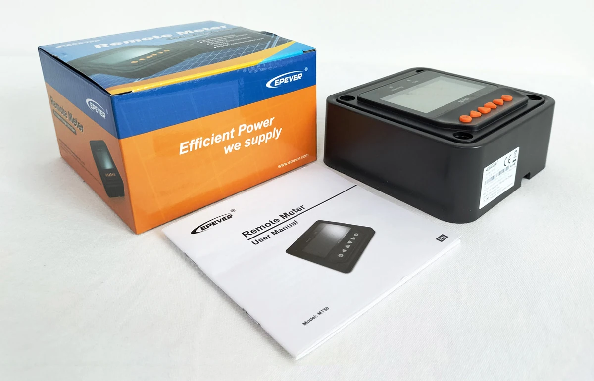 EPEVER Remote Meter MT50 with LCD Display for Solar Charge Controller ...