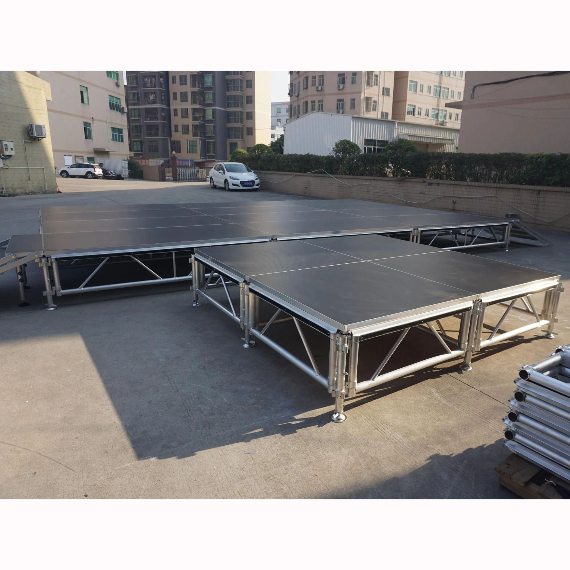 Scaffolding Layer Quick Stage With Small Stage Decoration With Paper ...