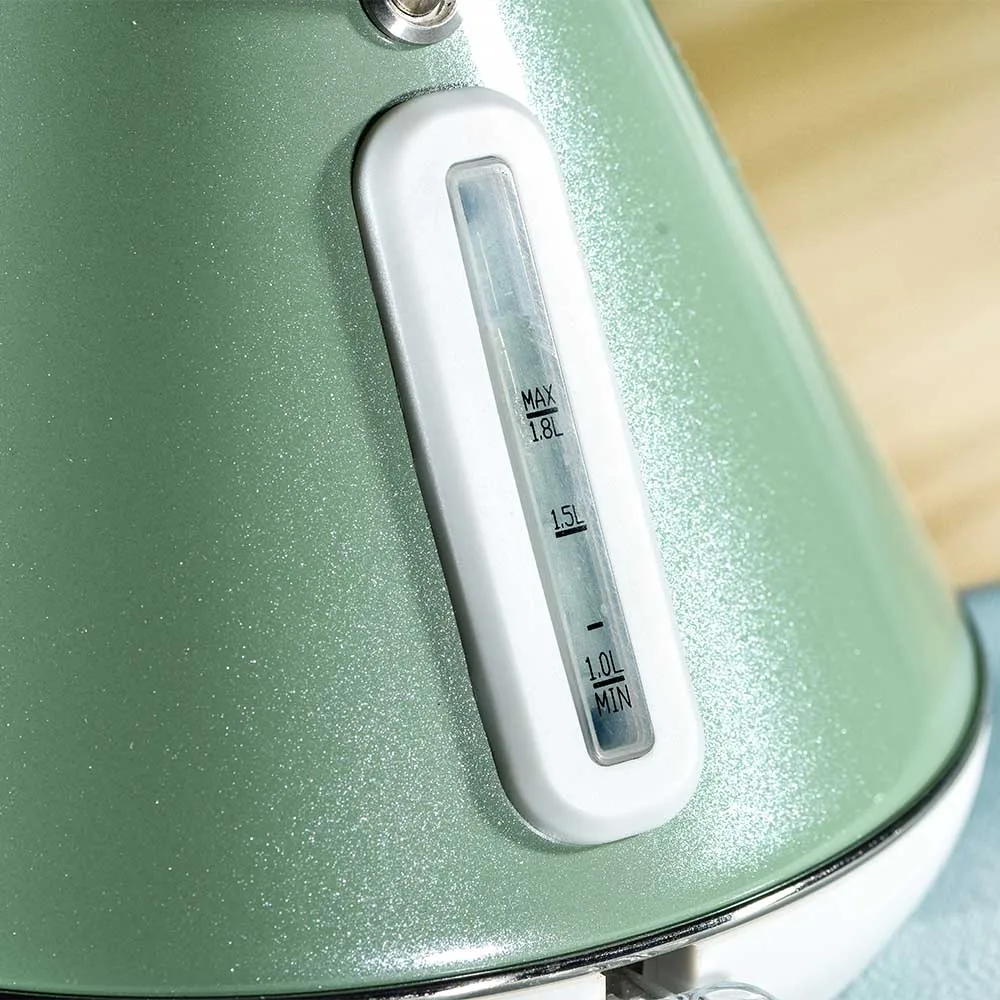 1.8l Retro Pyramid Electric Kettle Chinese Style Blue And White ...