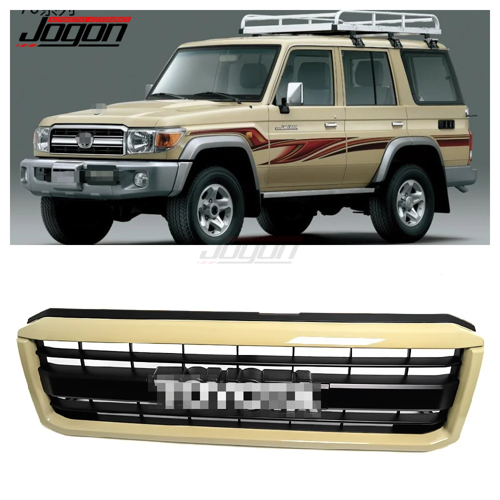 Car Front Bumper Grill Racing Grille For Toyota Land Cruiser 70 Series ...