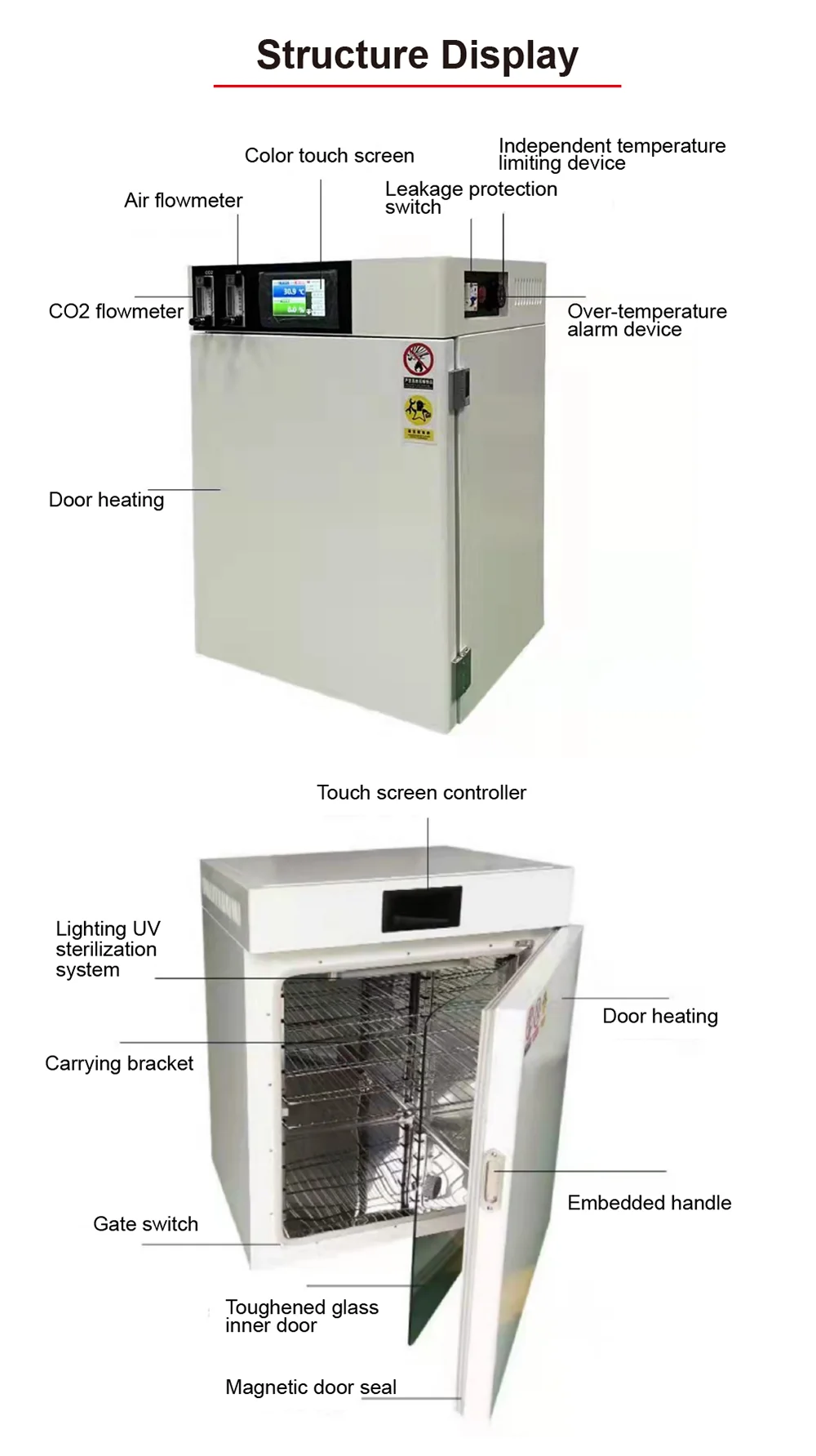 Hisen Constant-temperature Incubator Co2 For Tissue Culture Laboratory ...