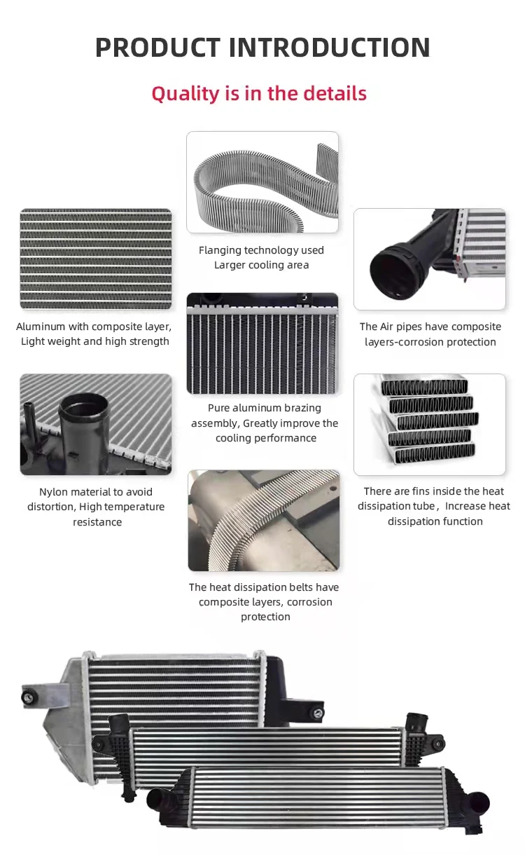 De Aluminio De Intercooler Para Toyota Hilux 1tr 2tr 1gr 1kd 2kd 2004-2015 17940-0l010 - Buy De ...