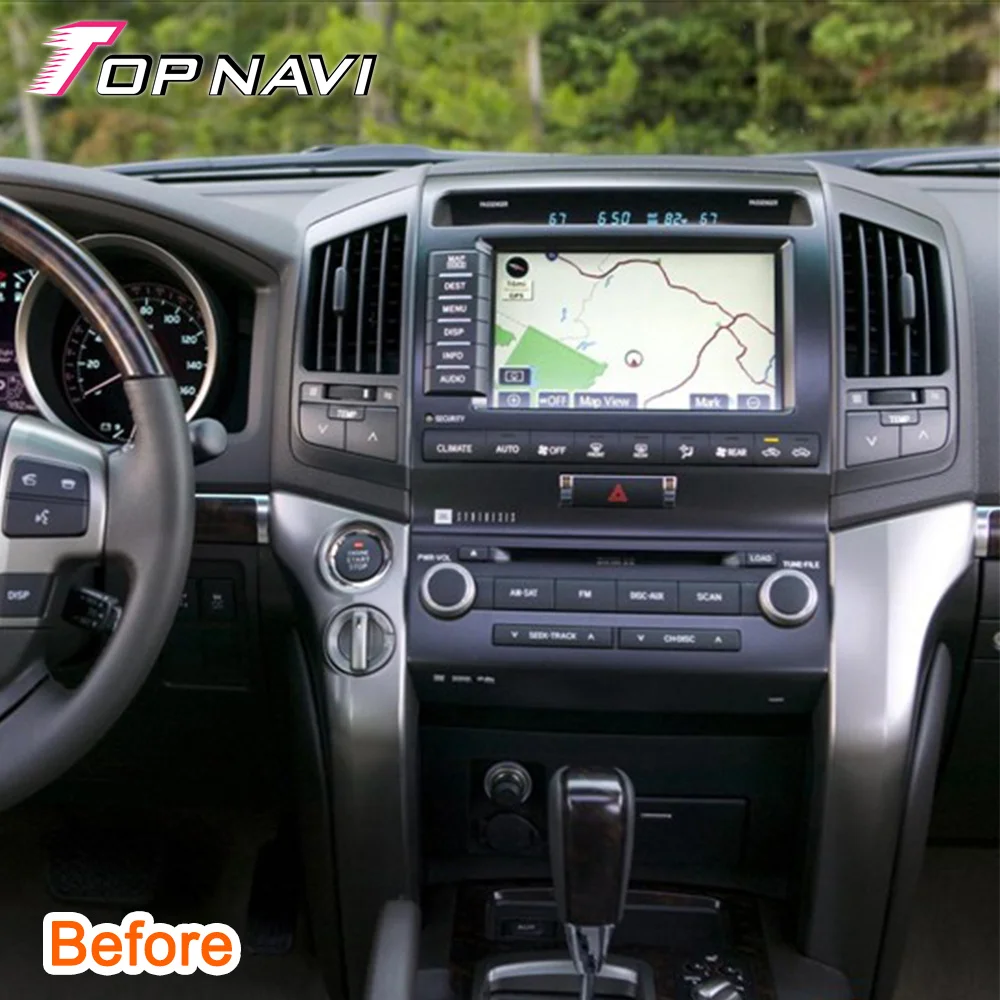 Toyota Land Cruiser GPS Navigation - Android Head Unit